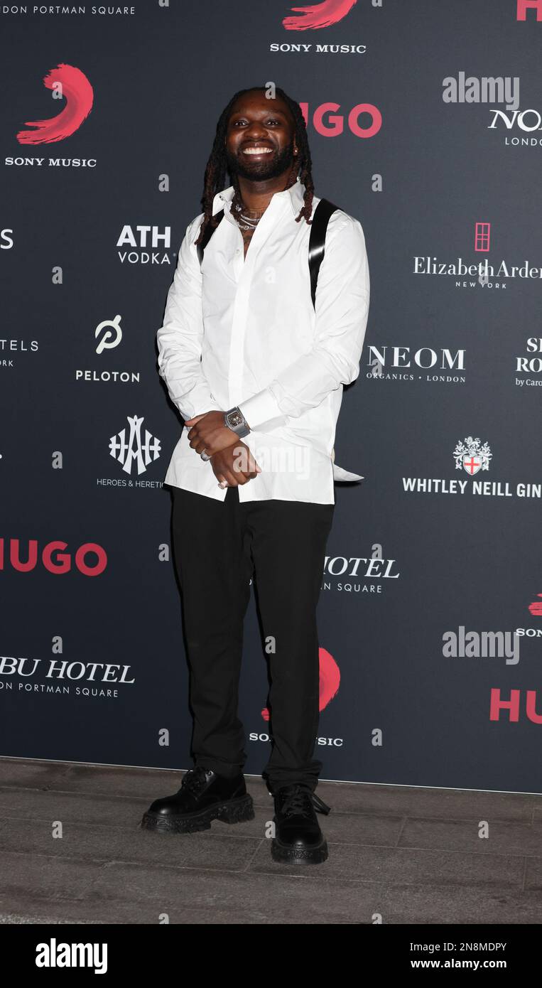 JAE5 attending the Brit Awards 2023 after party at Nobu Hotel, London ...