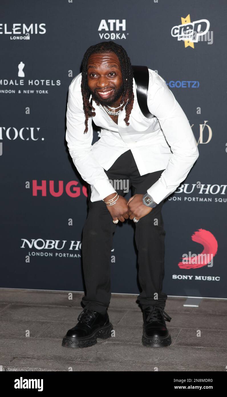 JAE5 attending the Brit Awards 2023 after party at Nobu Hotel, London ...