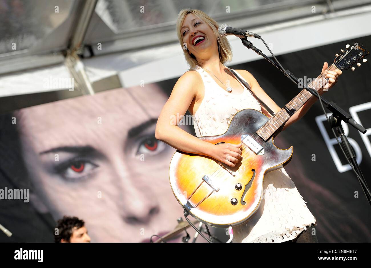 Singer Anya Marina performs during the Twilight Fan Camp Concert ...