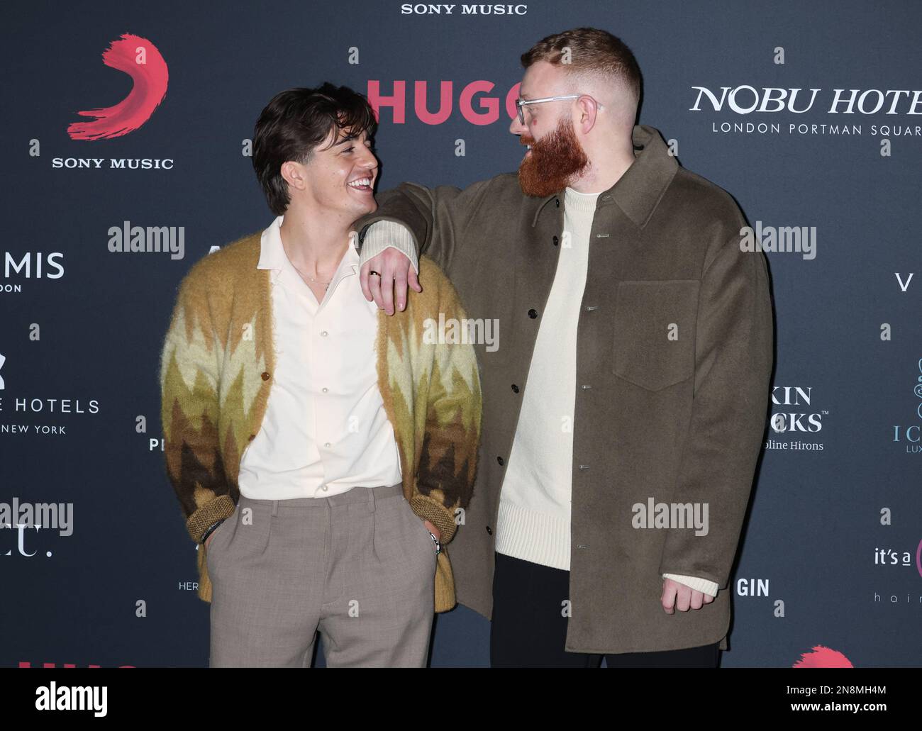 Conor Larkman and Sean Finnigan of LF System attending the Brit Awards ...