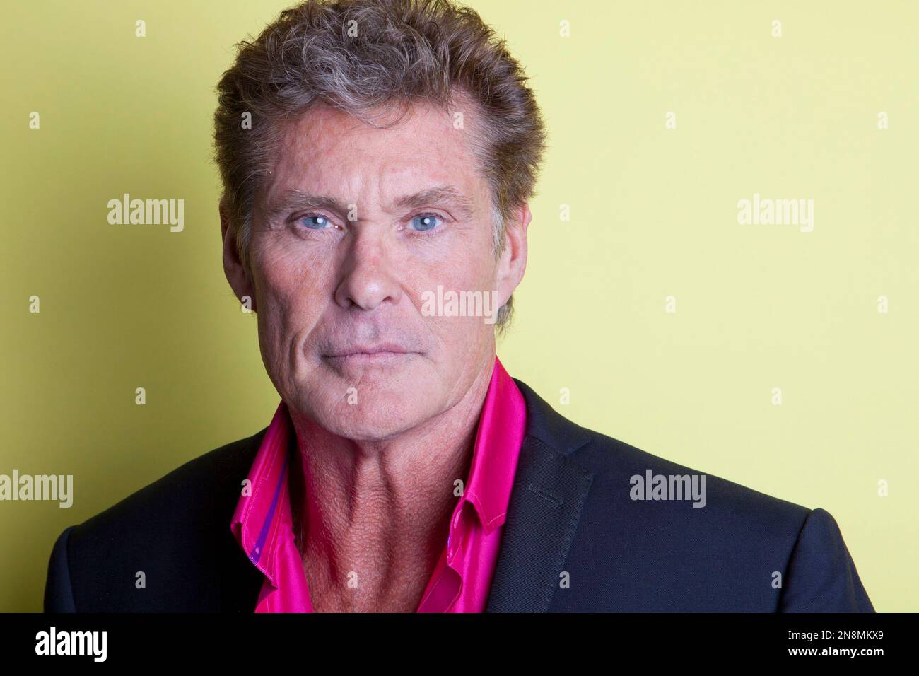 American actor, singer and producer David Hasselhoff poses for a ...
