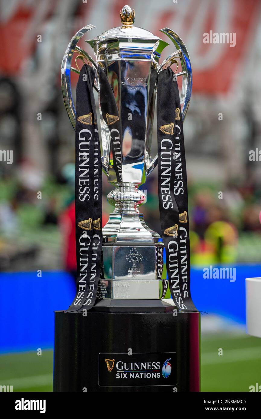 Six nations rugby 2023 trophy hi-res stock photography and images - Alamy
