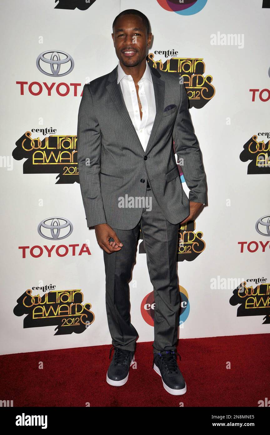 In this Thursday, Nov. 8, 2012 photo, singer Tank, of TGT, arrives at ...