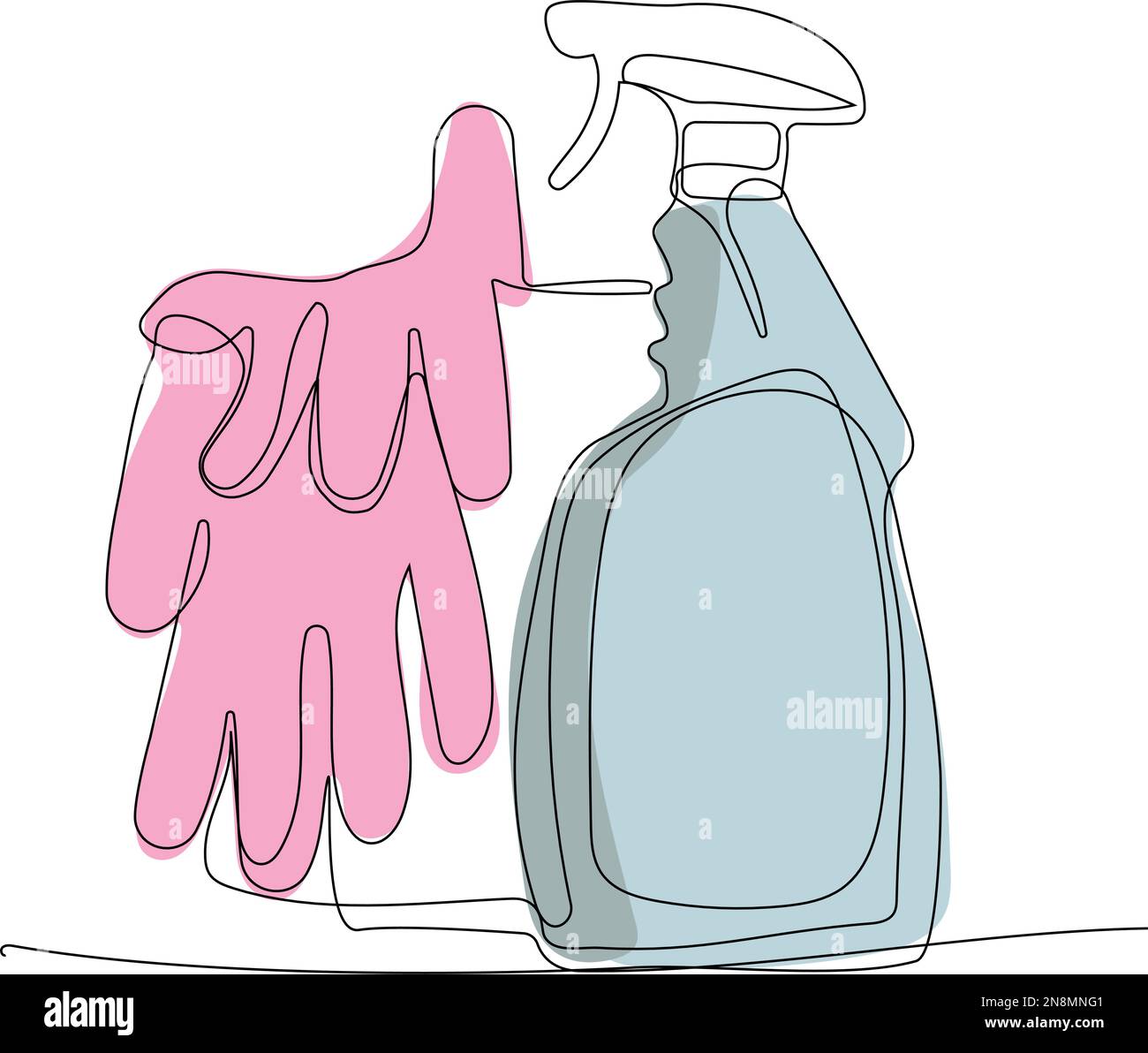 Liquid Detergent Drawing