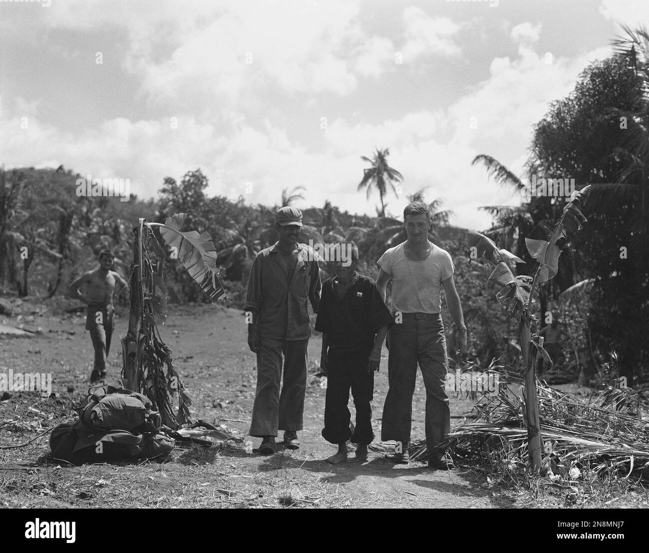 An elderly Chamorro (indigenous people of Guam) man who had hidden in a ...