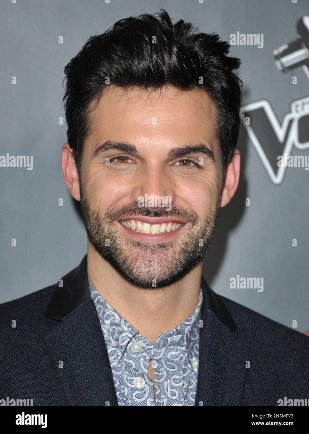 Cody Belew attends a red carpet event for "The Voice" Season 3 in Los ...