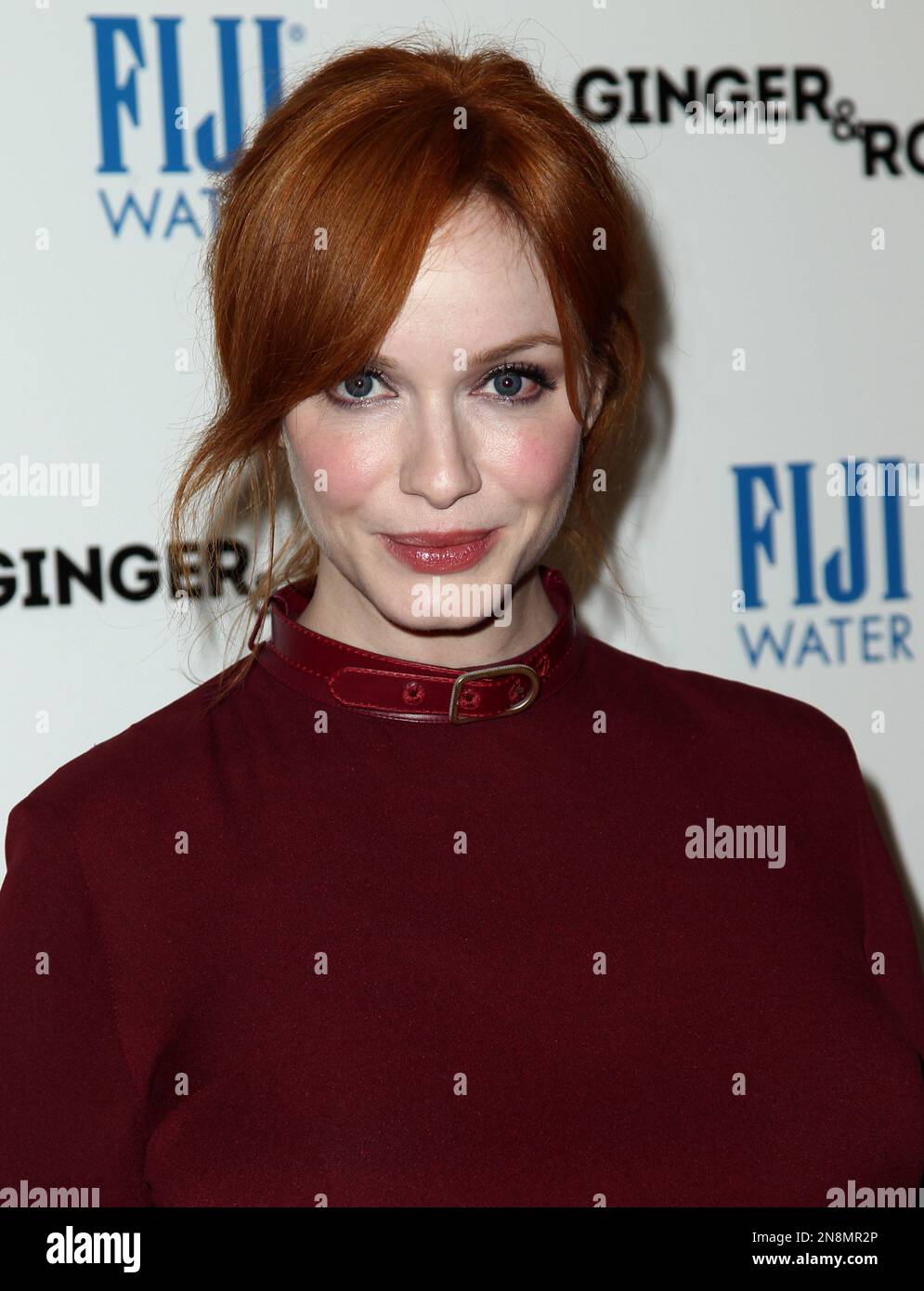 Actress Christina Hendricks attends a screening of "Ginger and Rosa ...