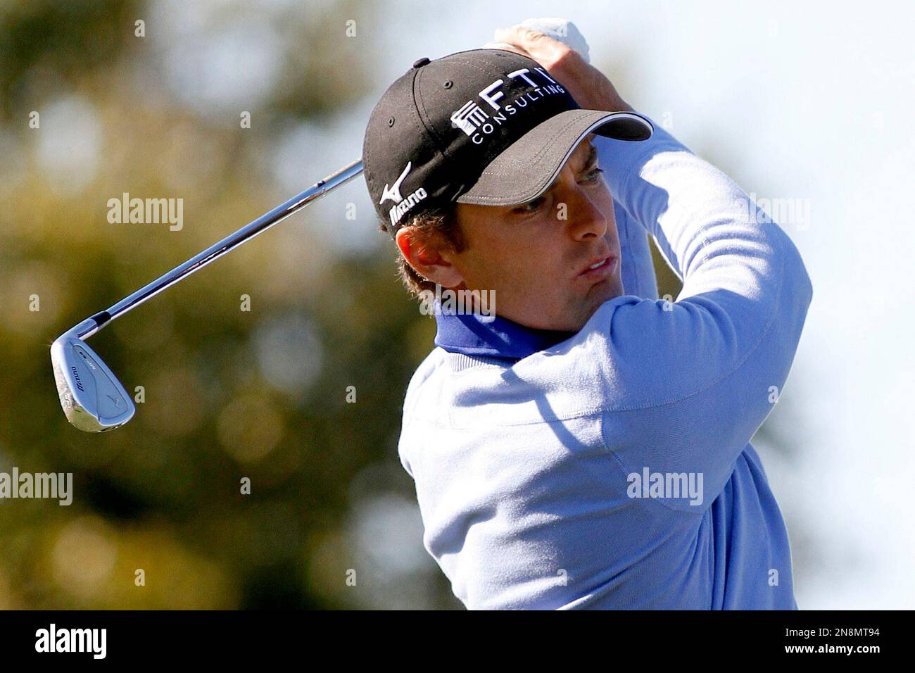 Charles Howell III tees off on the 12th hole during the first round of ...