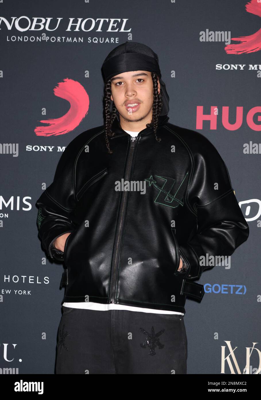 Strandz attending the Brit Awards 2023 after party at Nobu Hotel ...