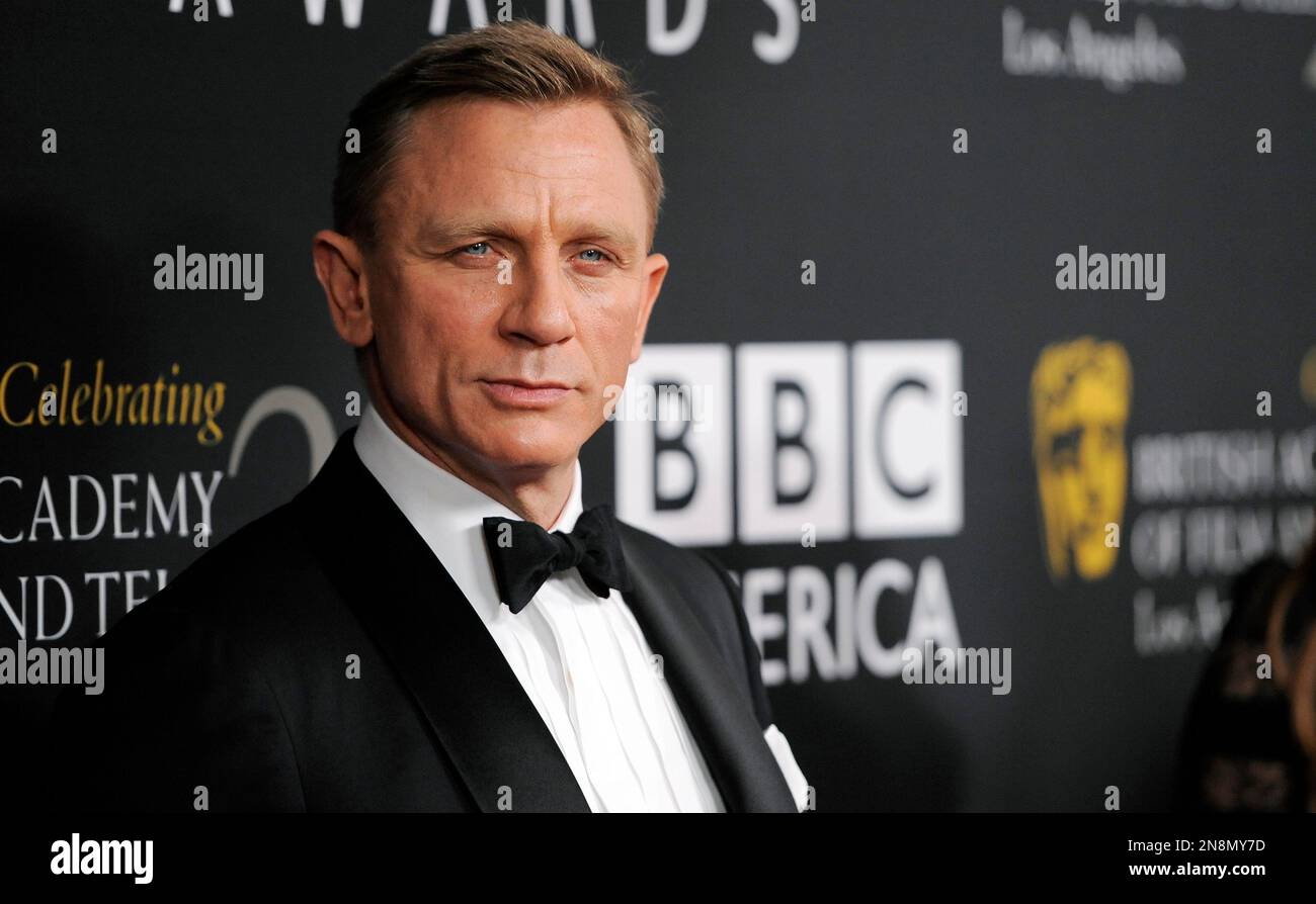 Honoree Daniel Craig poses at the BAFTA Los Angeles 2012 Britannia ...