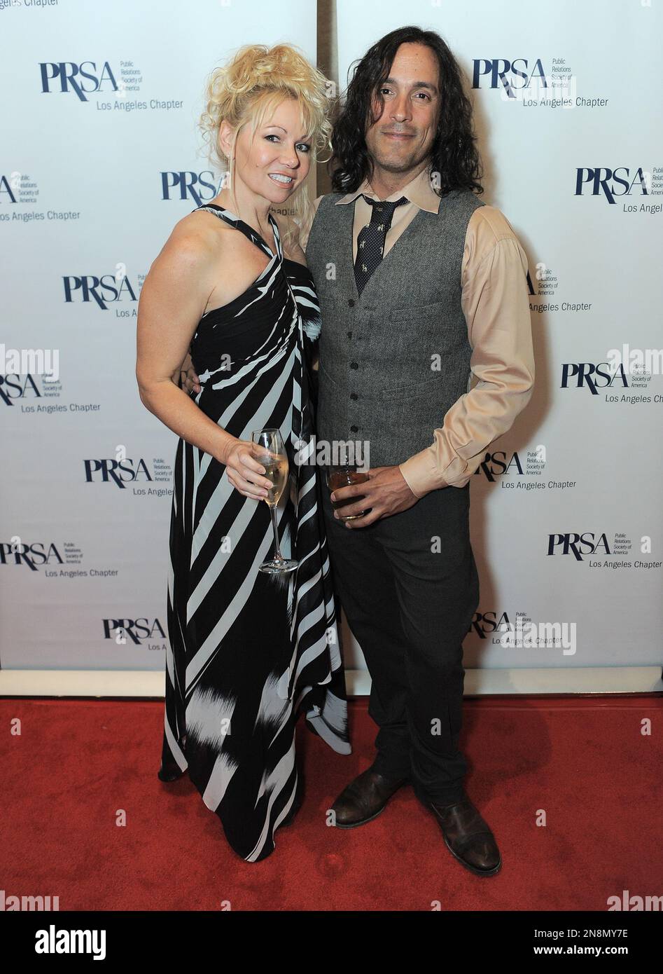 Kellie Peters and Stew Herrera at the 48th Annual PRism Awards on ...