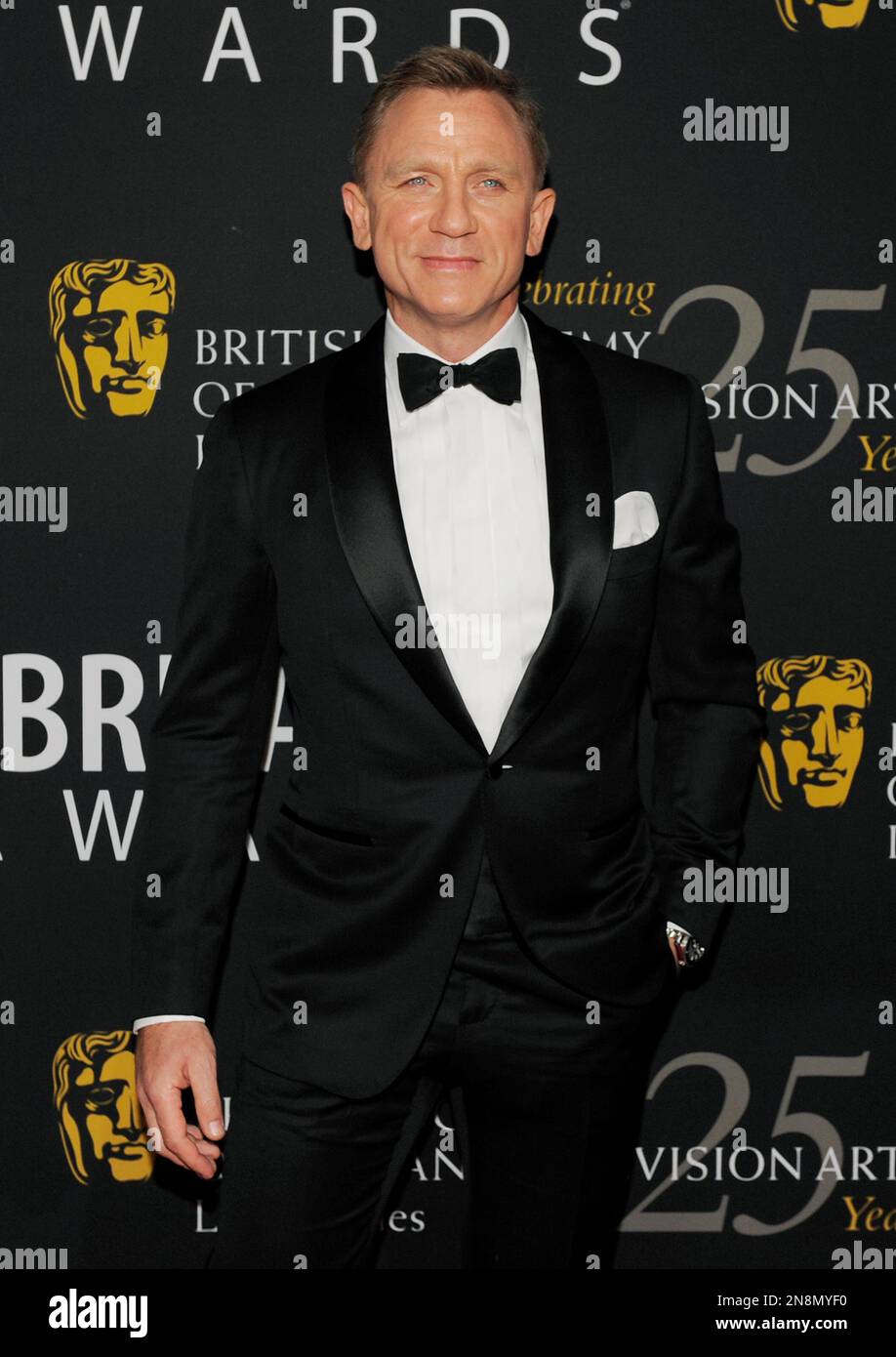 Honoree Daniel Craig poses at the BAFTA Los Angeles 2012 Britannia ...