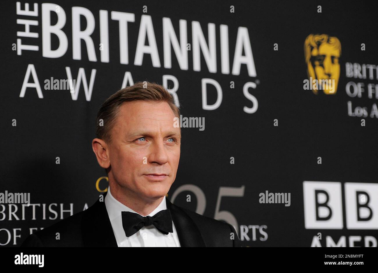 Honoree Daniel Craig poses at the BAFTA Los Angeles 2012 Britannia ...