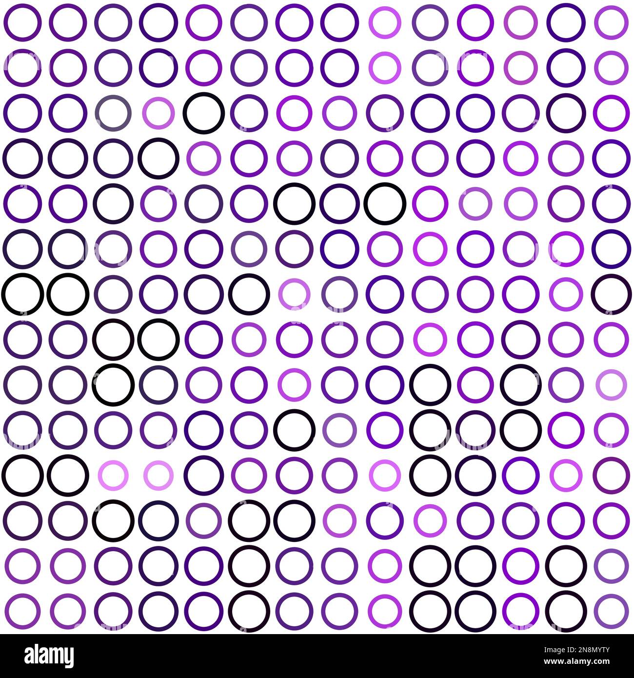 Seamless background made of rings in various sizes and colors ordered ...