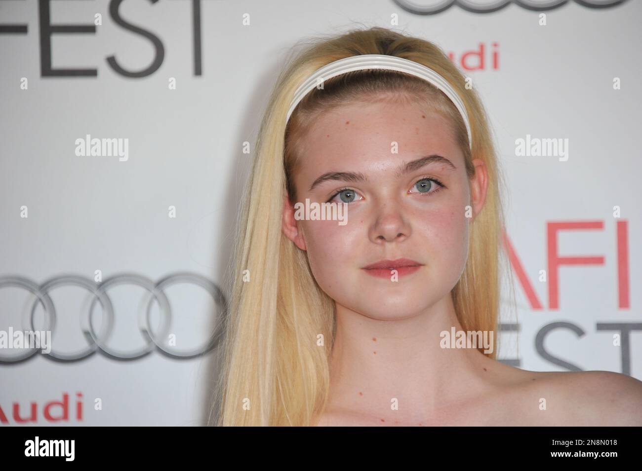 Elle Fanning attends the AFI screening for "Ginger and Rosa" at Grauman ...