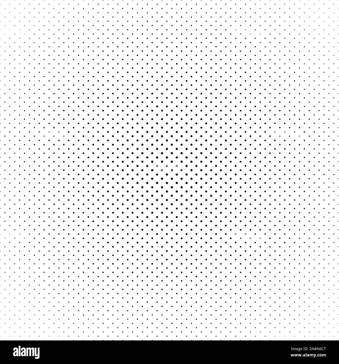 Black abstract halftone circle made of dots in diagonal rrangement on ...