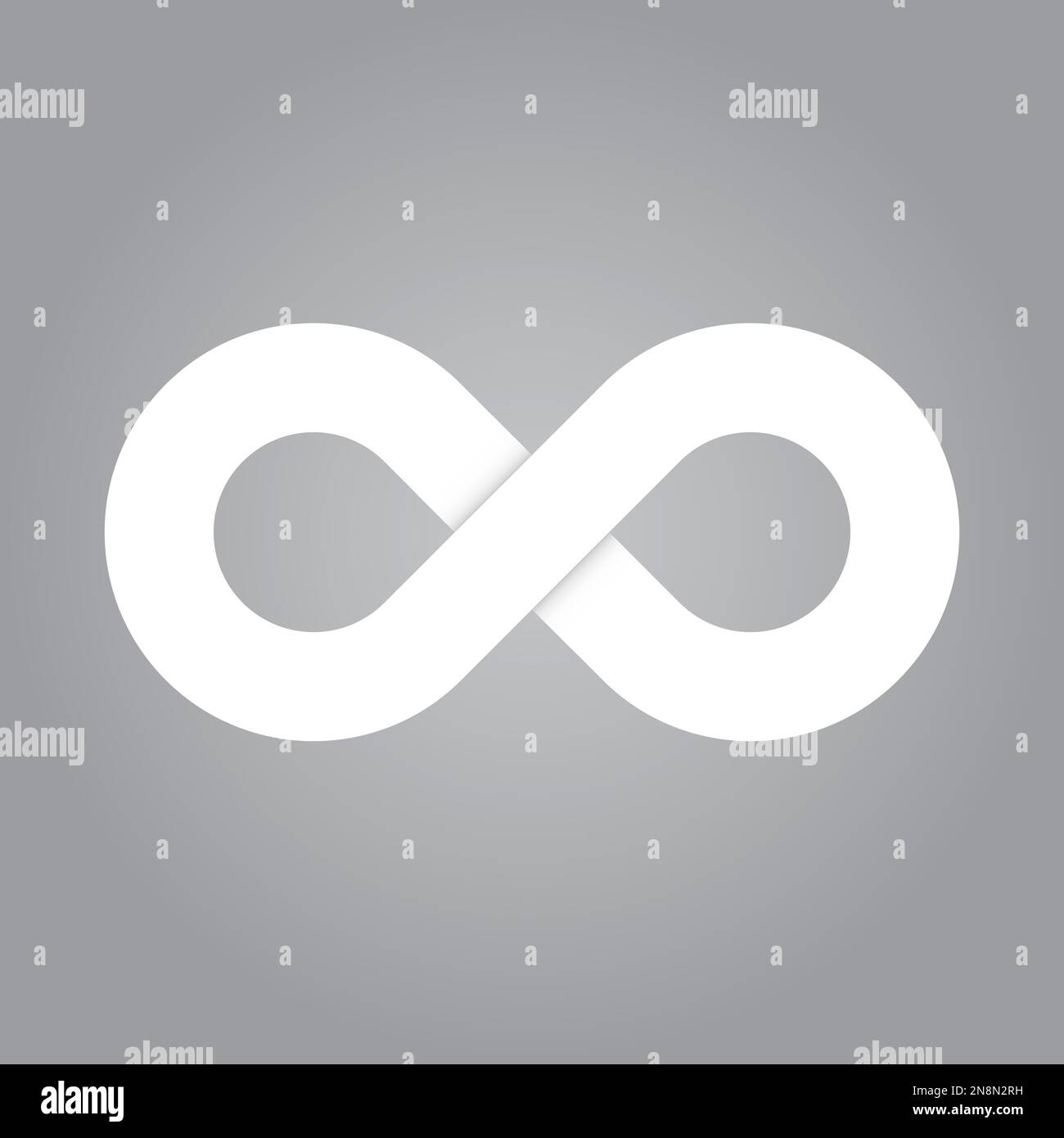 Infinity symbol icon. Representing the concept of infinite, limitless ...