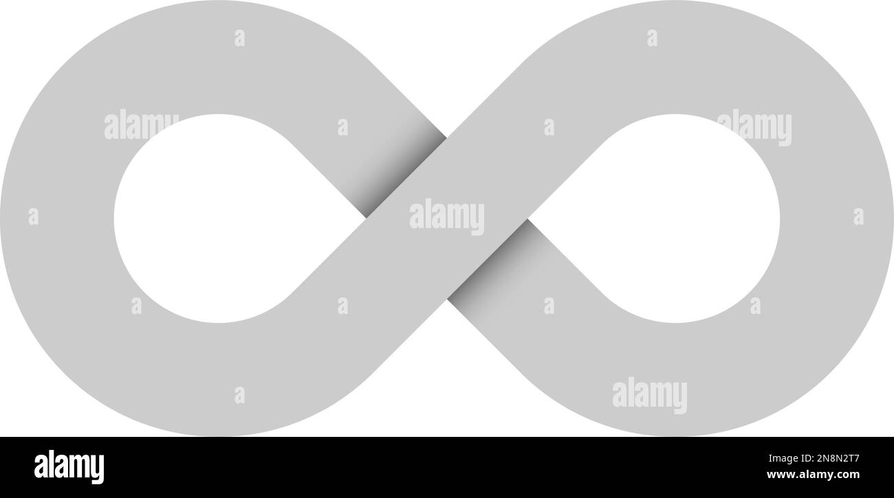 Infinity symbol icon. Representing the concept of infinite, limitless ...