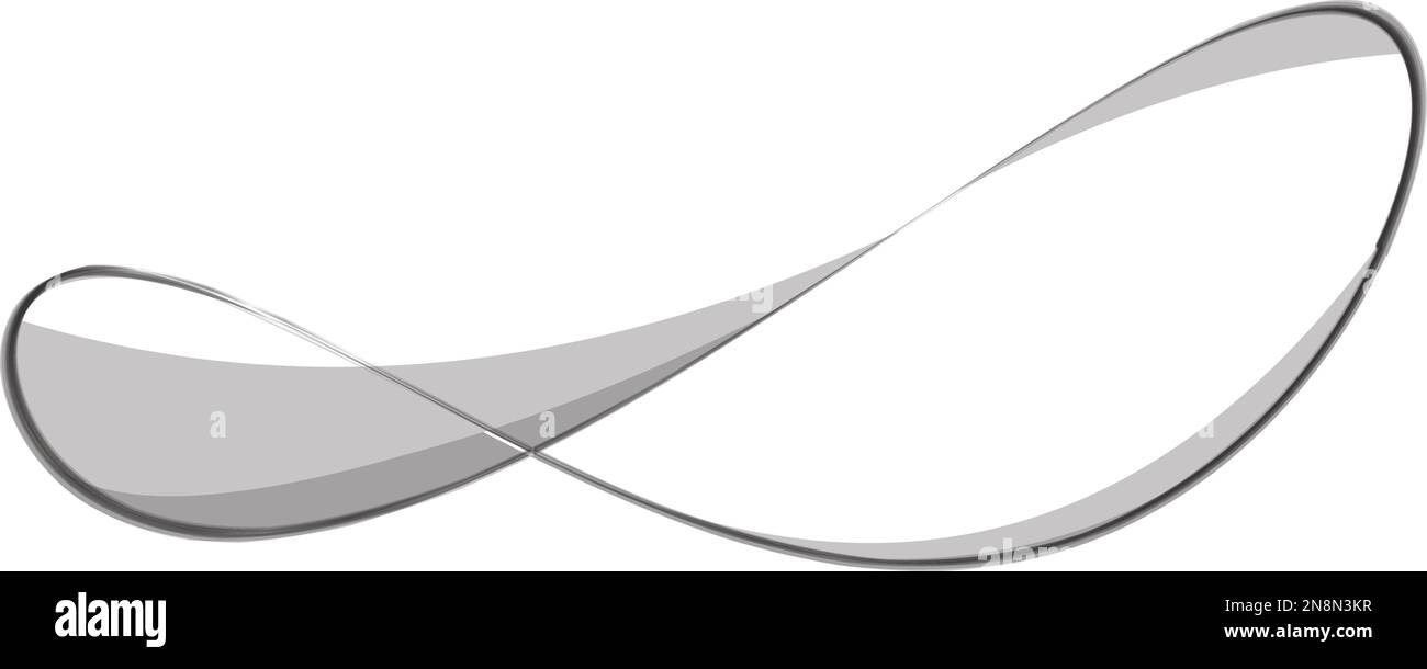 Infinity symbol of multiple thin black lines. Concept of infinite ...