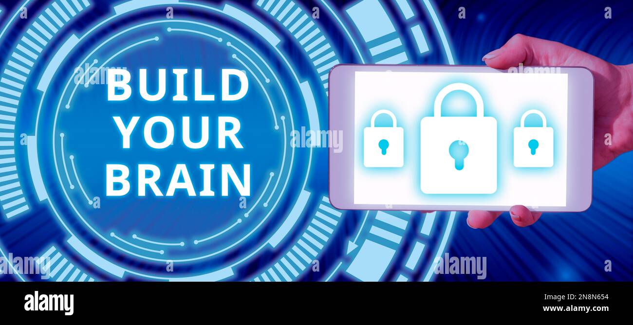 Writing displaying text Build Your Brain. Word Written on mental ...