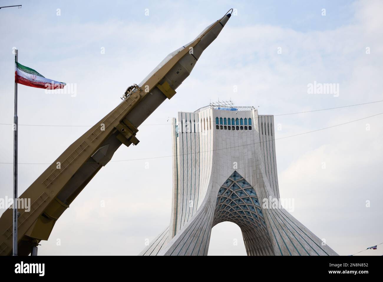 Tehran, Iran. 11th Feb, 2023. Iran's domestically built missiles ...