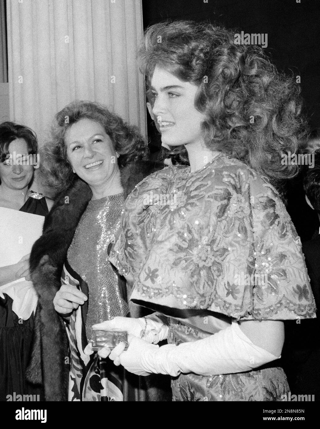 FILE - This 1983 file photo shows actress and model Brooke Shields ...