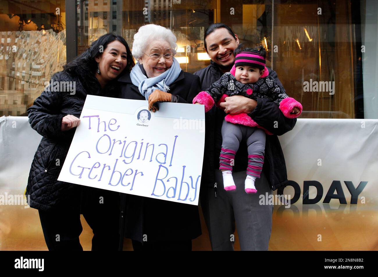 IMAGE DISTRIBUTED FOR GERBER - Mary Jane Montoya, who had the winning ...