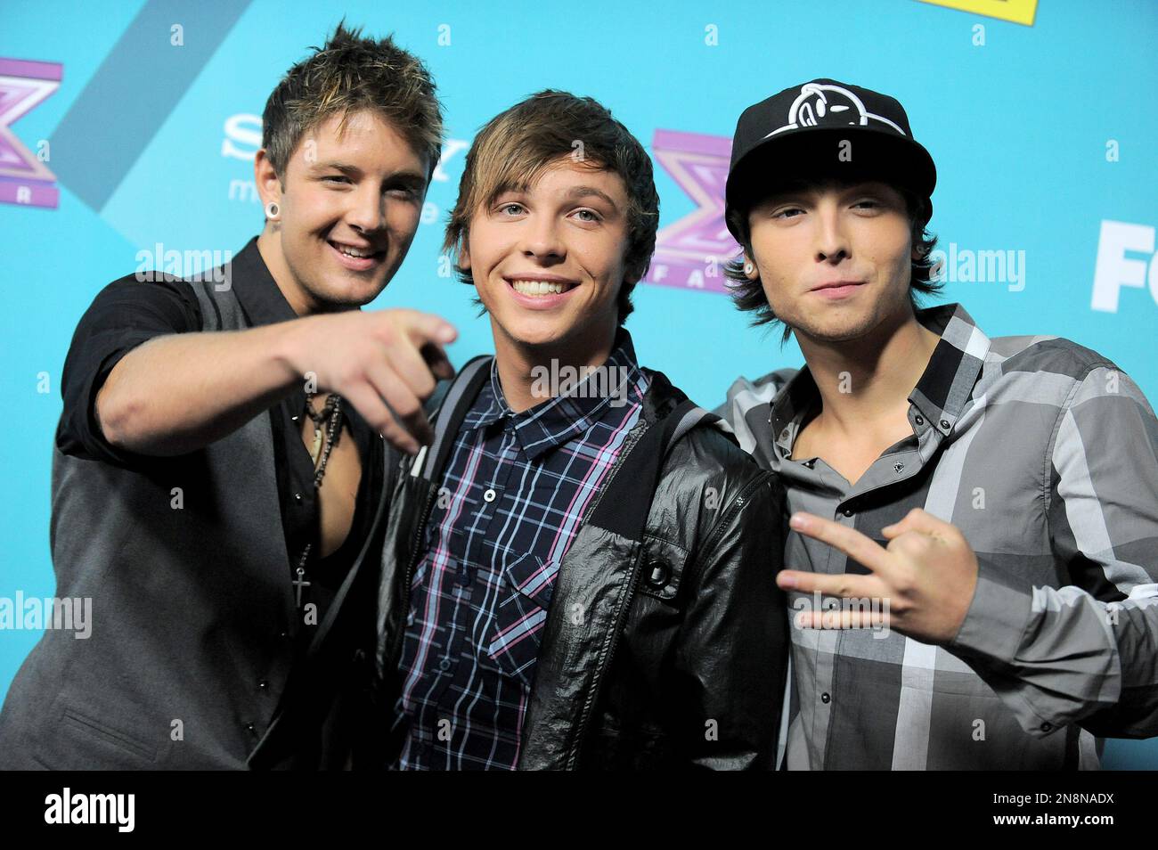 Emblem3 members, from left, Drew Chadwick, Keaton Stromberg and Wesley ...