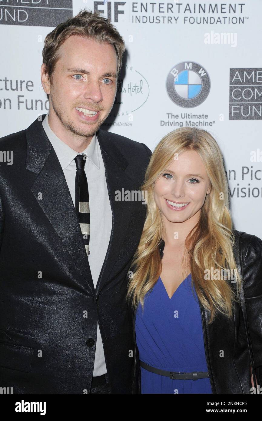 FILE - This June 15, 2012 file photo shows actors Dax Shepard, at left ...