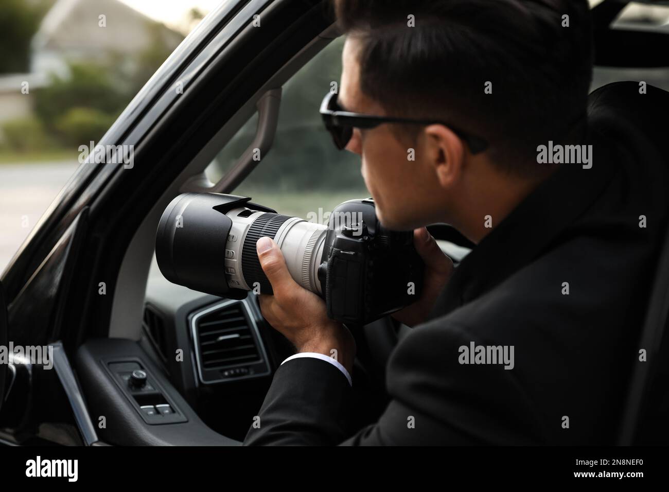 Camera inside police car hi-res stock photography and images - Alamy