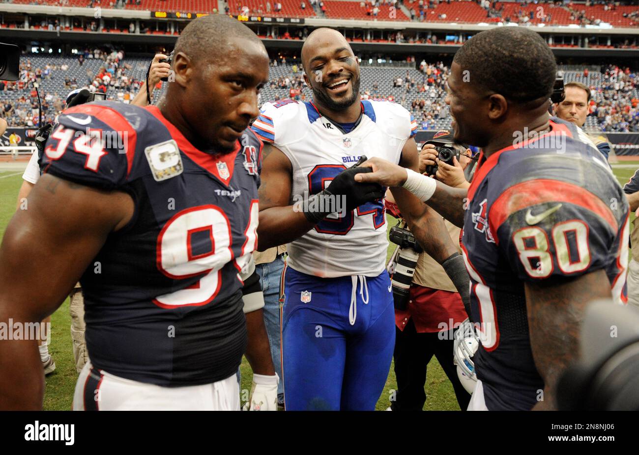 Buffalo Bills defensive end and former Houston Texan Mario Williams ...