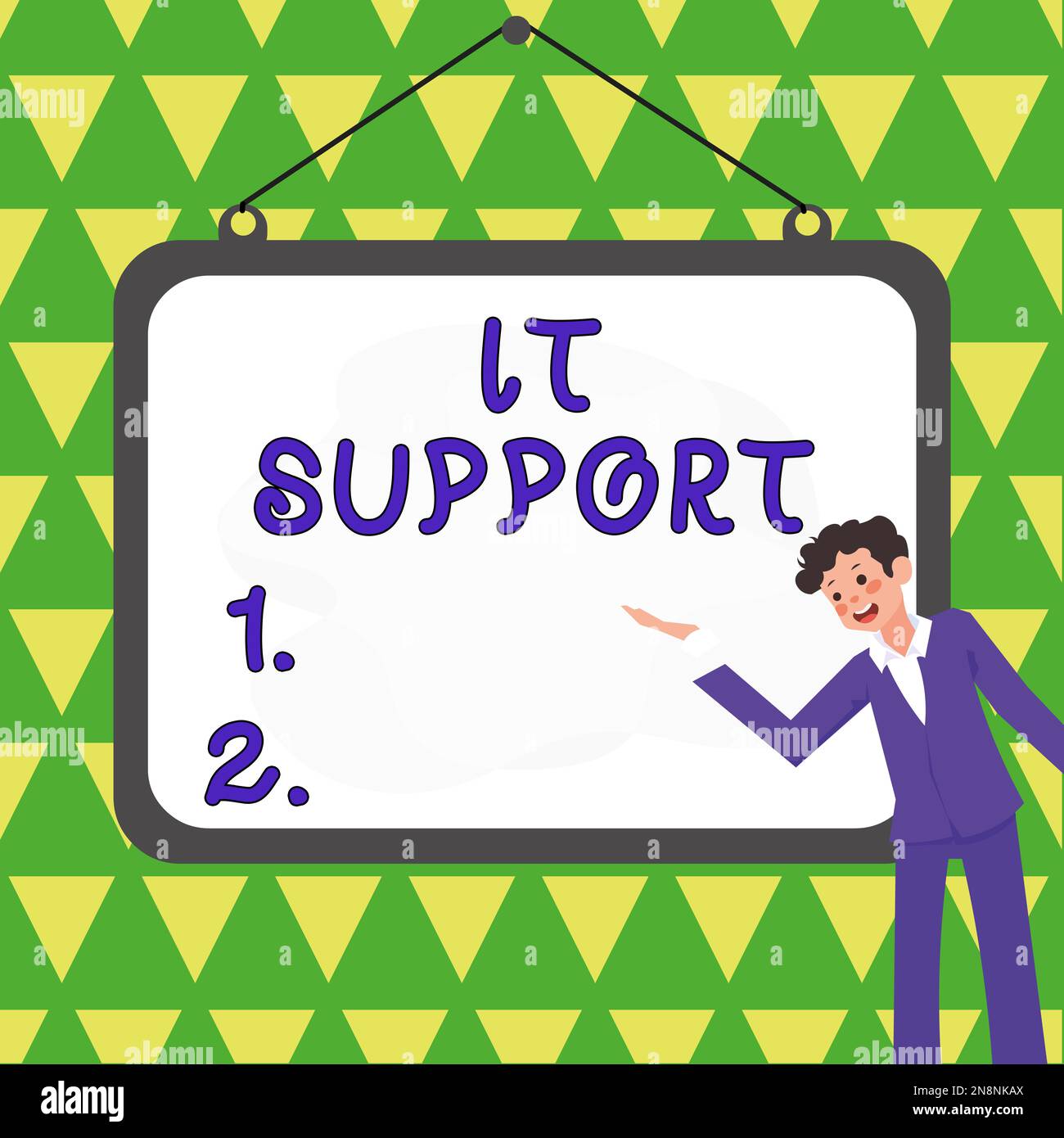 Conceptual caption It Support. Business overview Lending help about ...