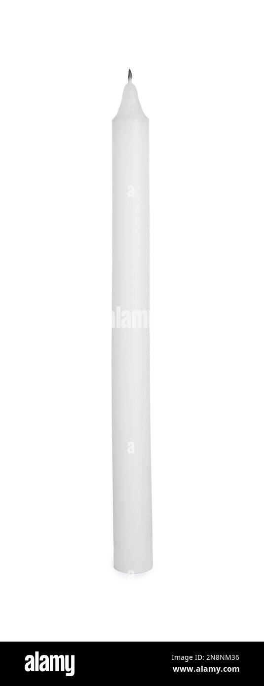 Long white candle hi-res stock photography and images - Alamy