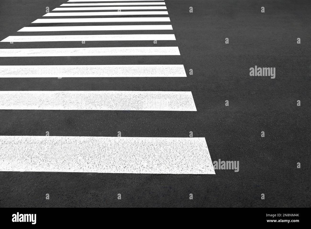 Pedestrian crossing on empty city street, closeup Stock Photo - Alamy