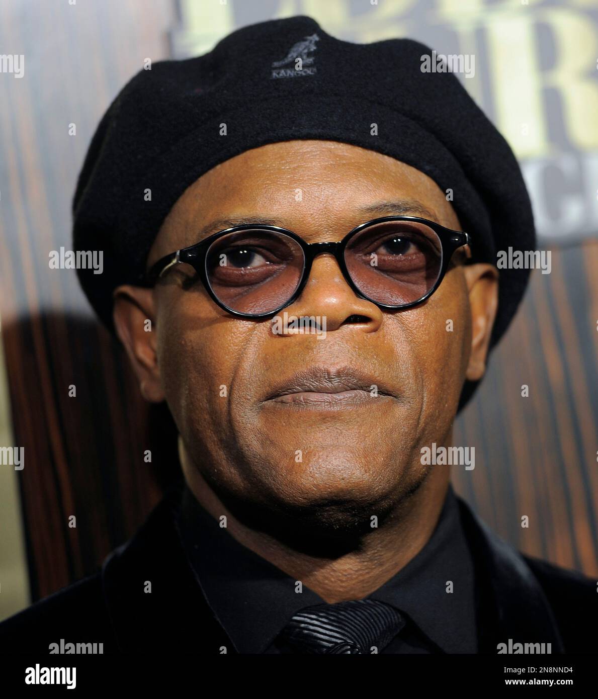Actor Samuel L. Jackson poses at "Eddie Murphy: One Night Only," a ...
