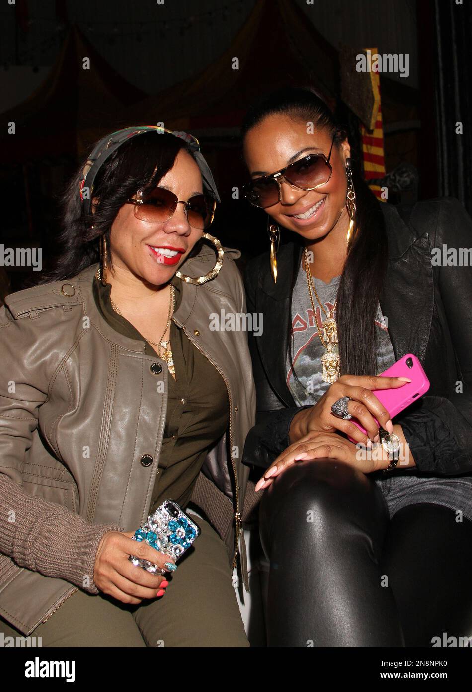 Tameka 'Tiny' Cottle and Ashanti attend BET Real Husbands of Hollywood ...