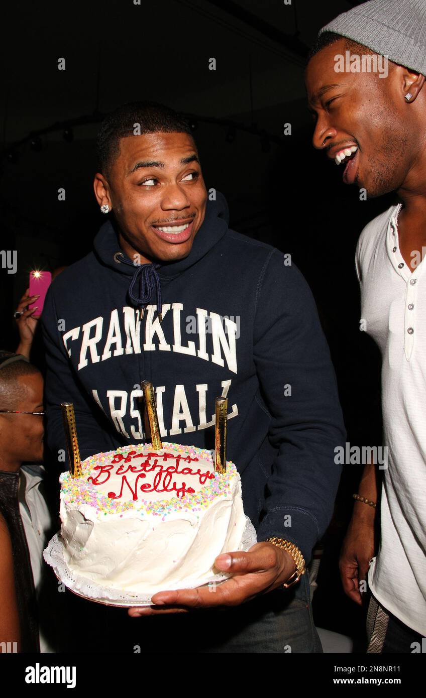 Rapper and actor Nelly celebrates his birthday at BET Real Husbands of ...