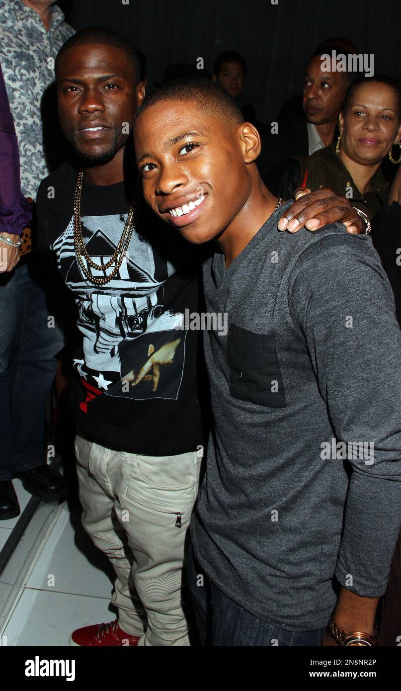 Actors Kevin Hart and Carlon Jeffery attend BET Real Husbands of ...