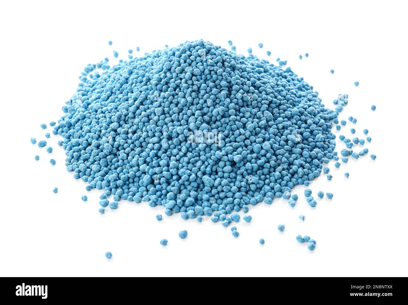 Pile of granular mineral fertilizer isolated on white Stock Photo - Alamy