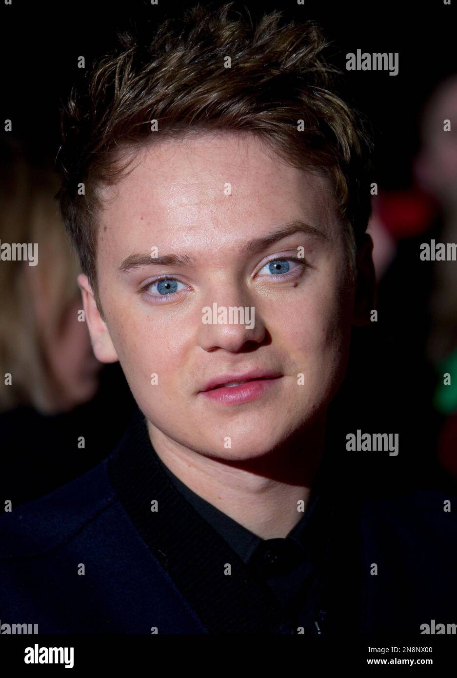 Singer Conor Maynard arrives for the 2012 MOBO Awards at the Echo Arena ...