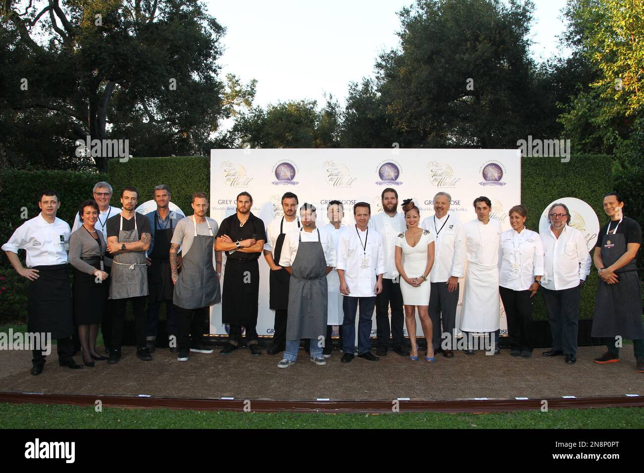 IMAGE DISTRIBUTED FOR BREEDER'S CUP - From left, chefs Ed Cooney ...