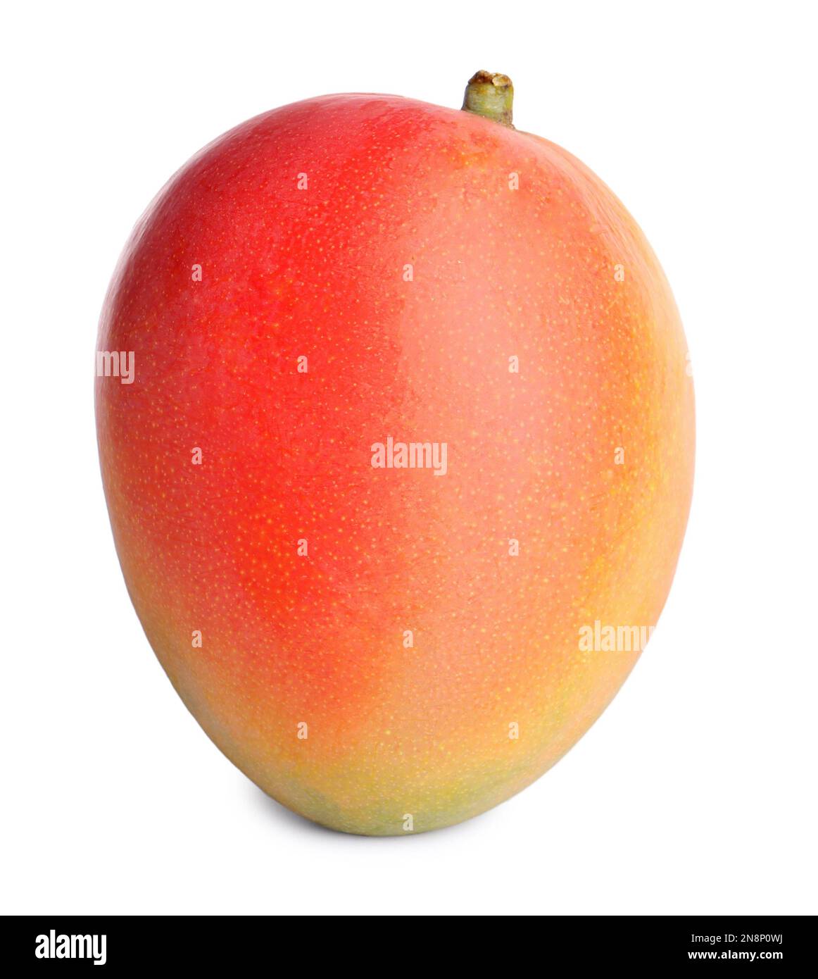 Delicious ripe juicy mango isolated on white Stock Photo - Alamy
