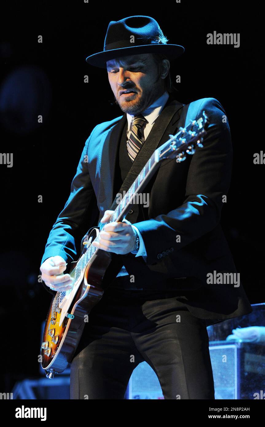 Ty Taylor of Vintage Trouble performs during the Quadrophenia Tour ay ...
