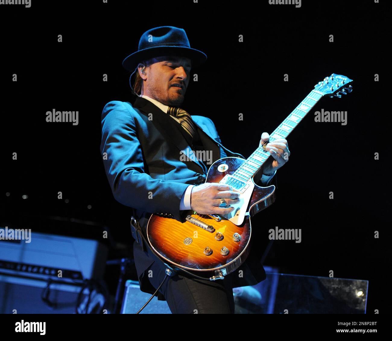 Ty Taylor of Vintage Trouble performs during the Quadrophenia Tour ay ...