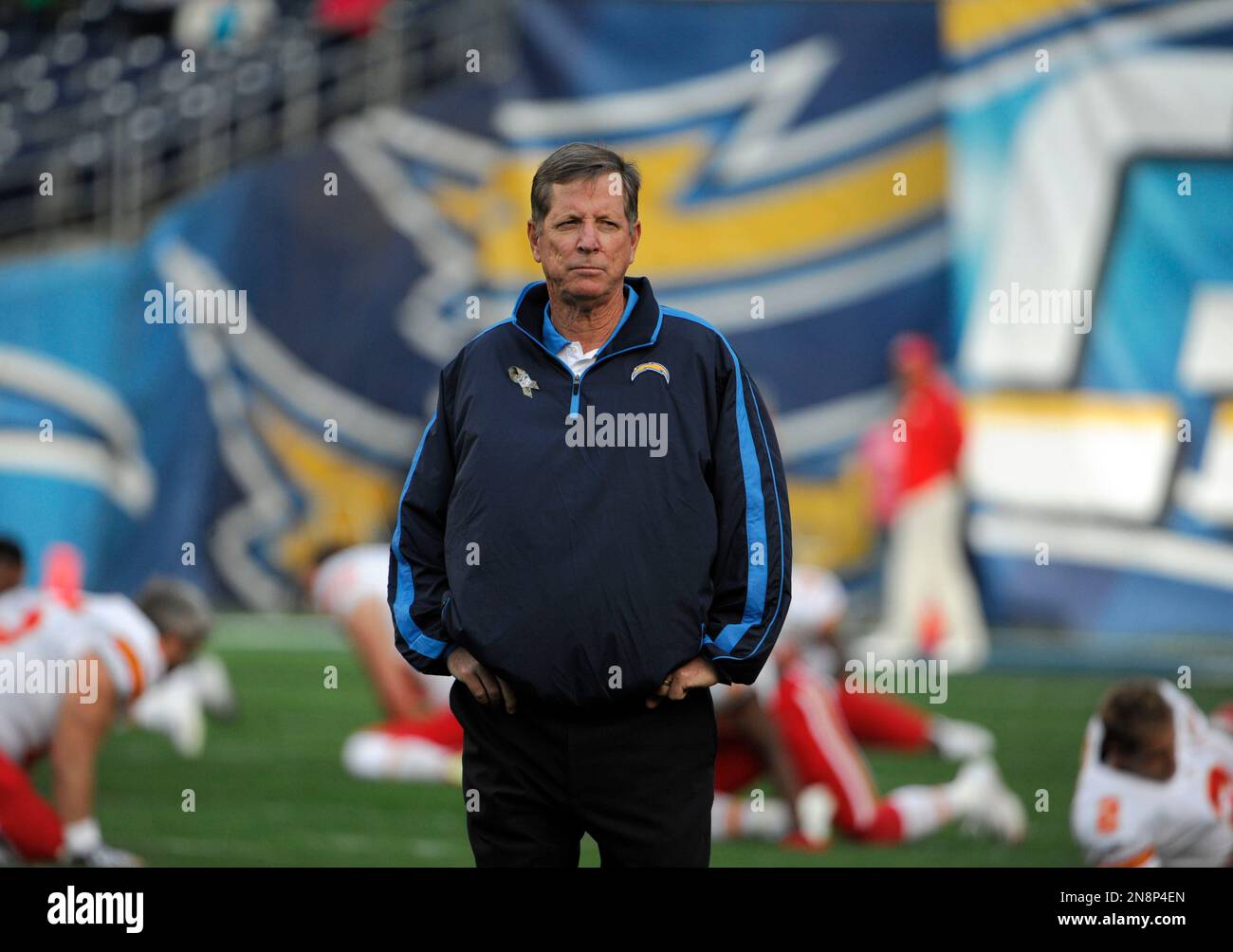 San Diego Chargers head coach Norv Turner looks on before an NFL ...