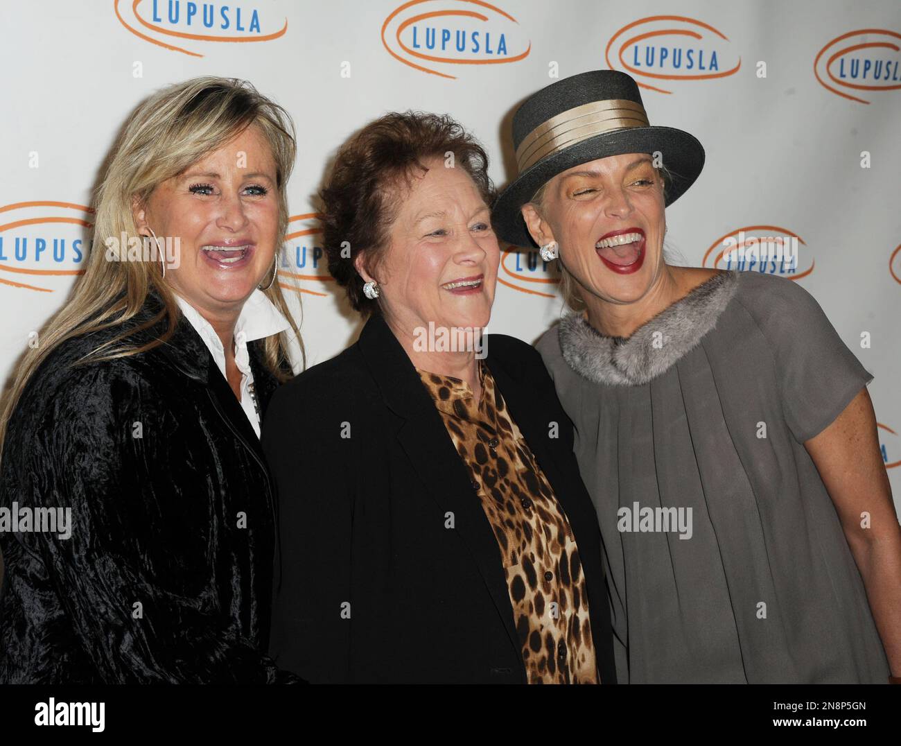 Kelly Stone, from left, Dorothy Stone, and Sharon Stone attend Lupus LA ...