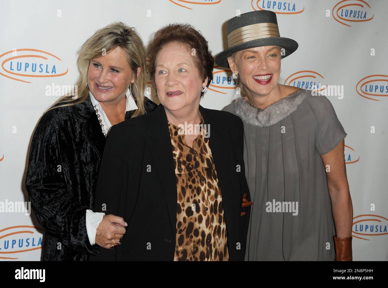 Kelly Stone, from left, Dorothy Stone, and Sharon Stone attend Lupus LA ...