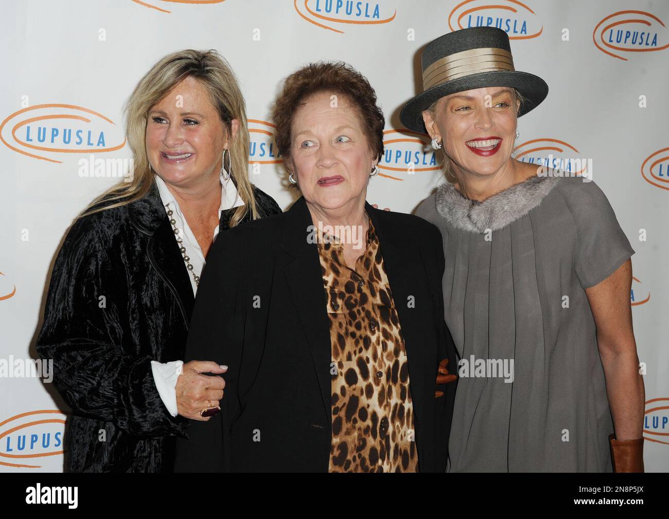 Kelly Stone, from left, Dorothy Stone, and Sharon Stone attend Lupus LA ...