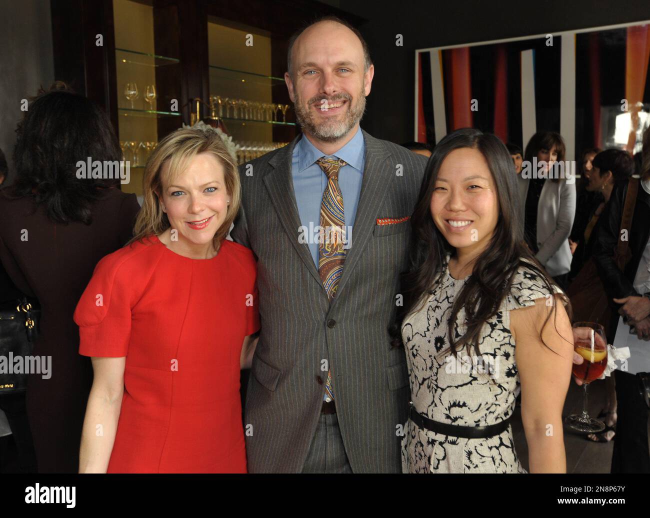 From left, Carol McColgin, Degen Pener, and Jessica Kolstad attend The ...