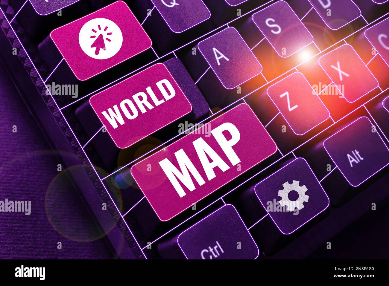 Writing displaying text World Map. Business overview a diagrammatic ...